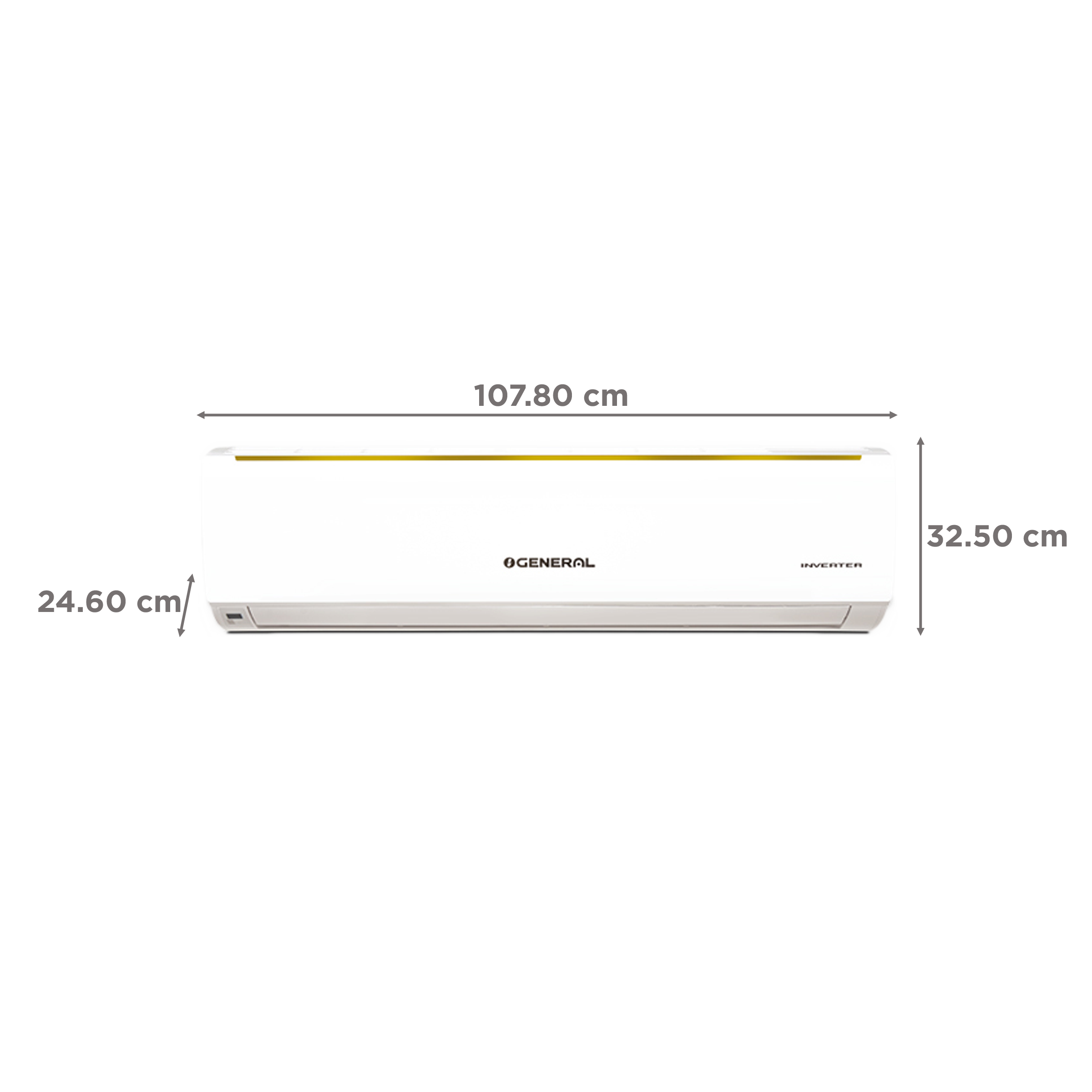 Buy O General 1 8 Ton 3 Star Inverter Split Ac 2023 Model Copper